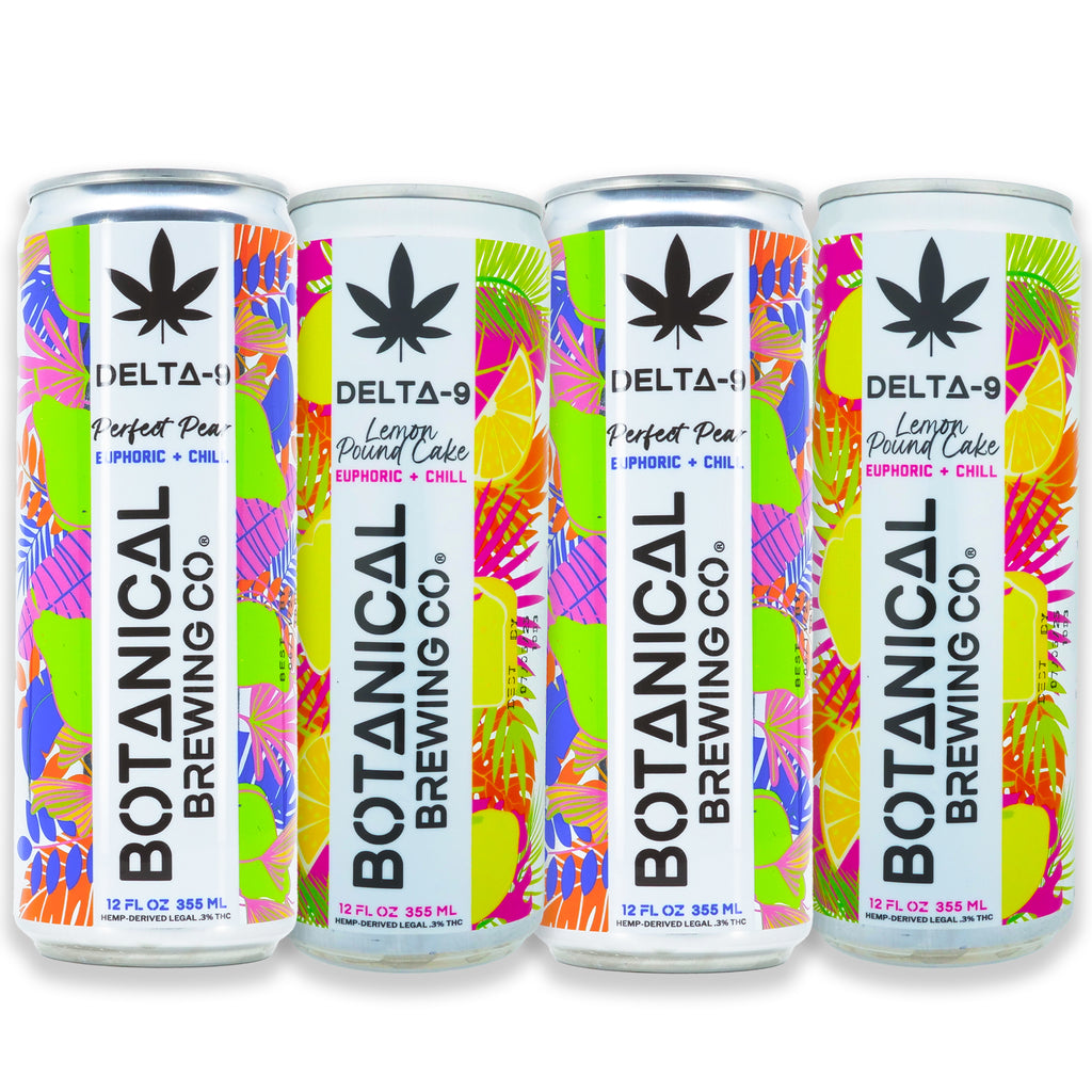 Delta 9 Sample 4-Pack – Botanical Brewing Co